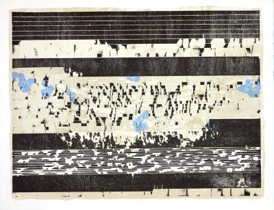 Ken DENNING - Islande II - Lithographie gravure sur bois originale ...
