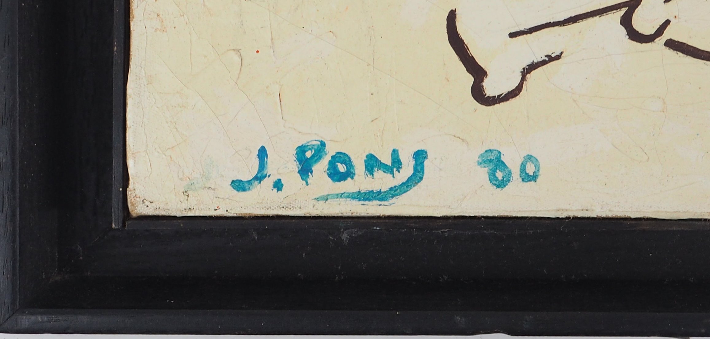 Jean Pons - Musique, Fête surréaliste - Huile sur toile originale ...