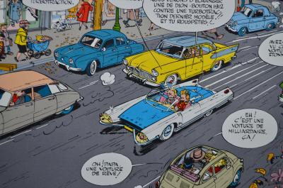 André FRANQUIN - Une voiture de rêve, 1997 - Sérigraphie numérotée ...