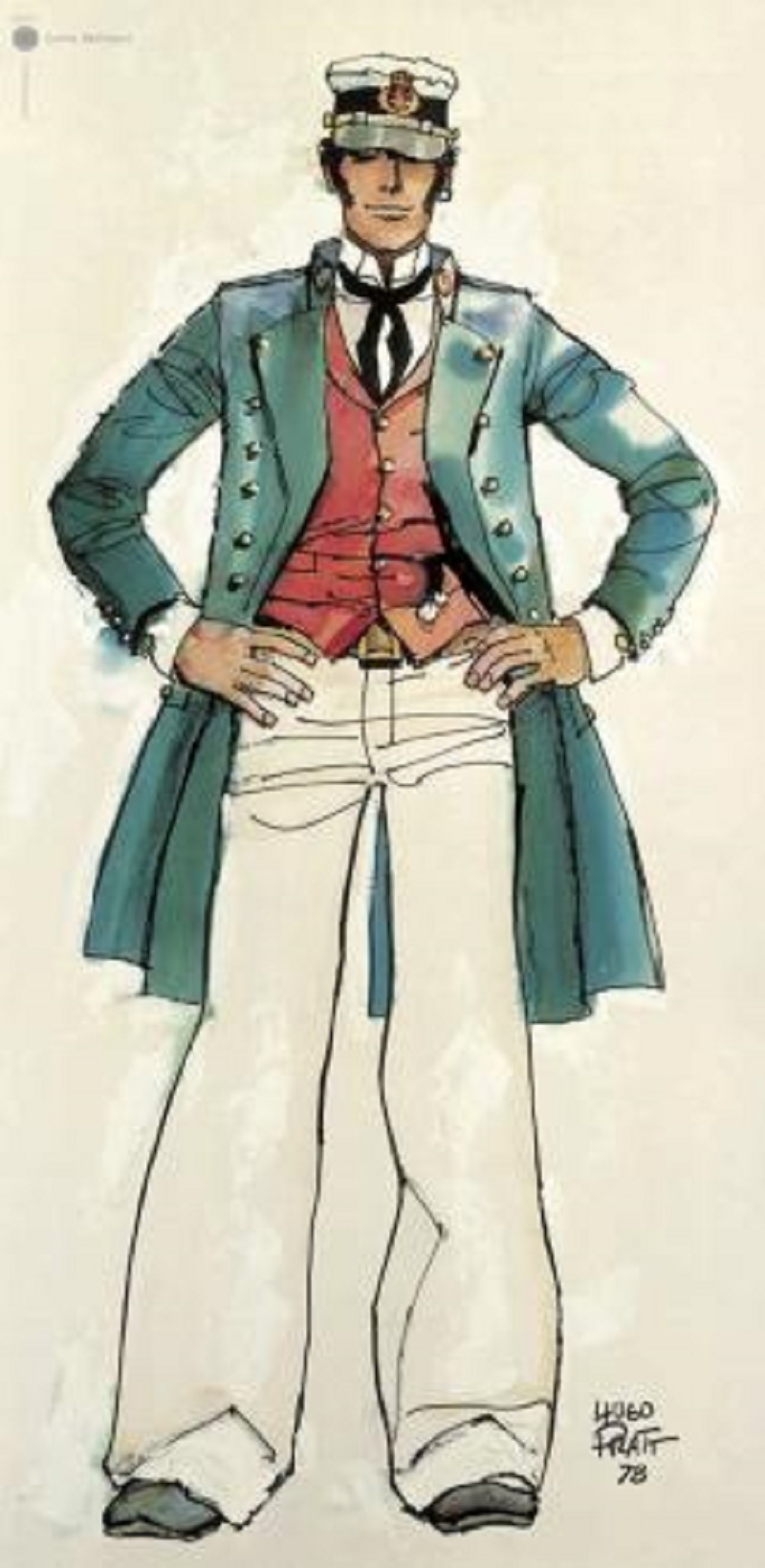 Hugo PRATT - Corto Maltés 40 años - Póster - Cómics e historietas ...