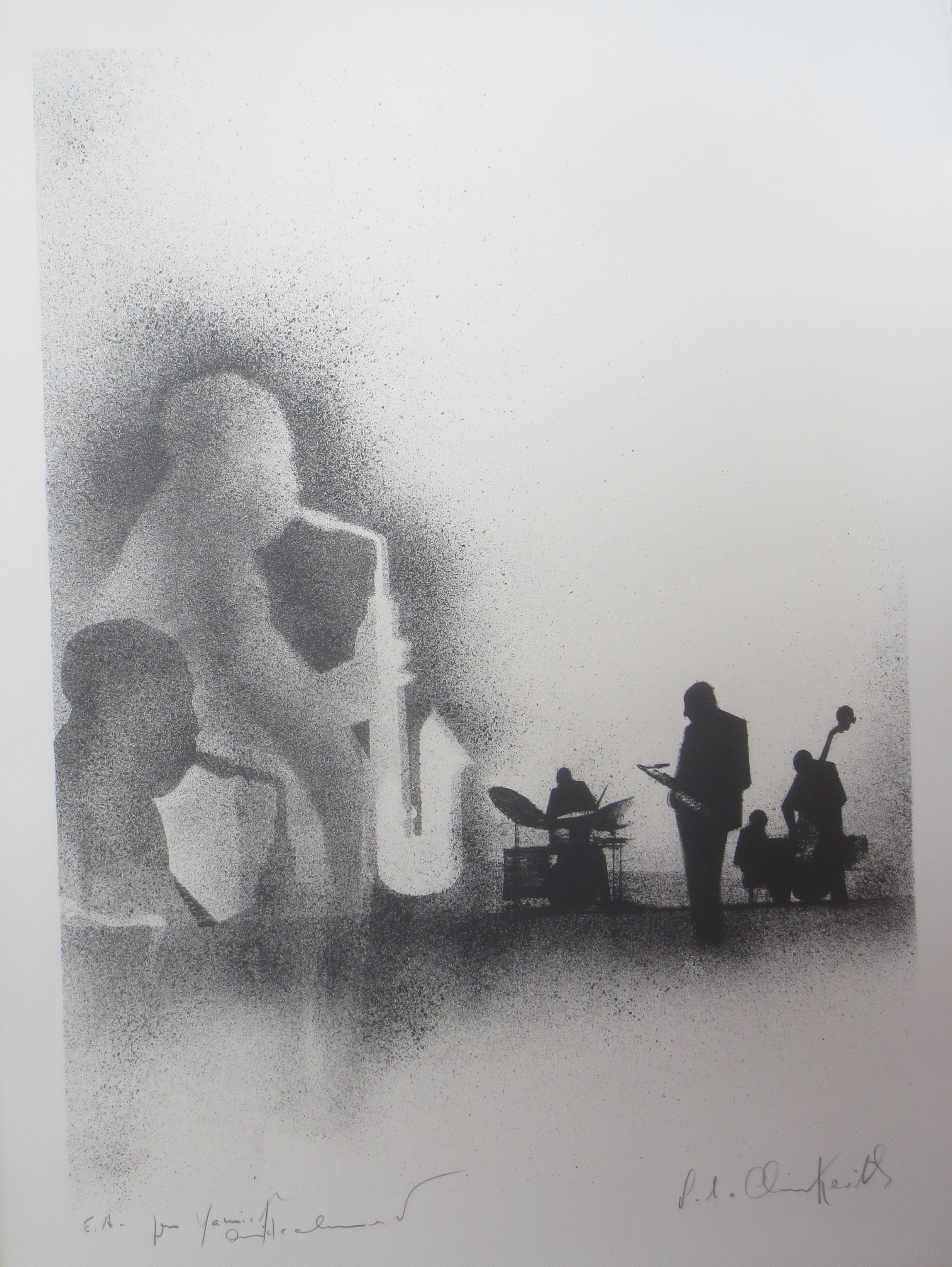 Sacha CHIMKEVITCH - The Jazz concert - Lithograph - Post War & Modern ...