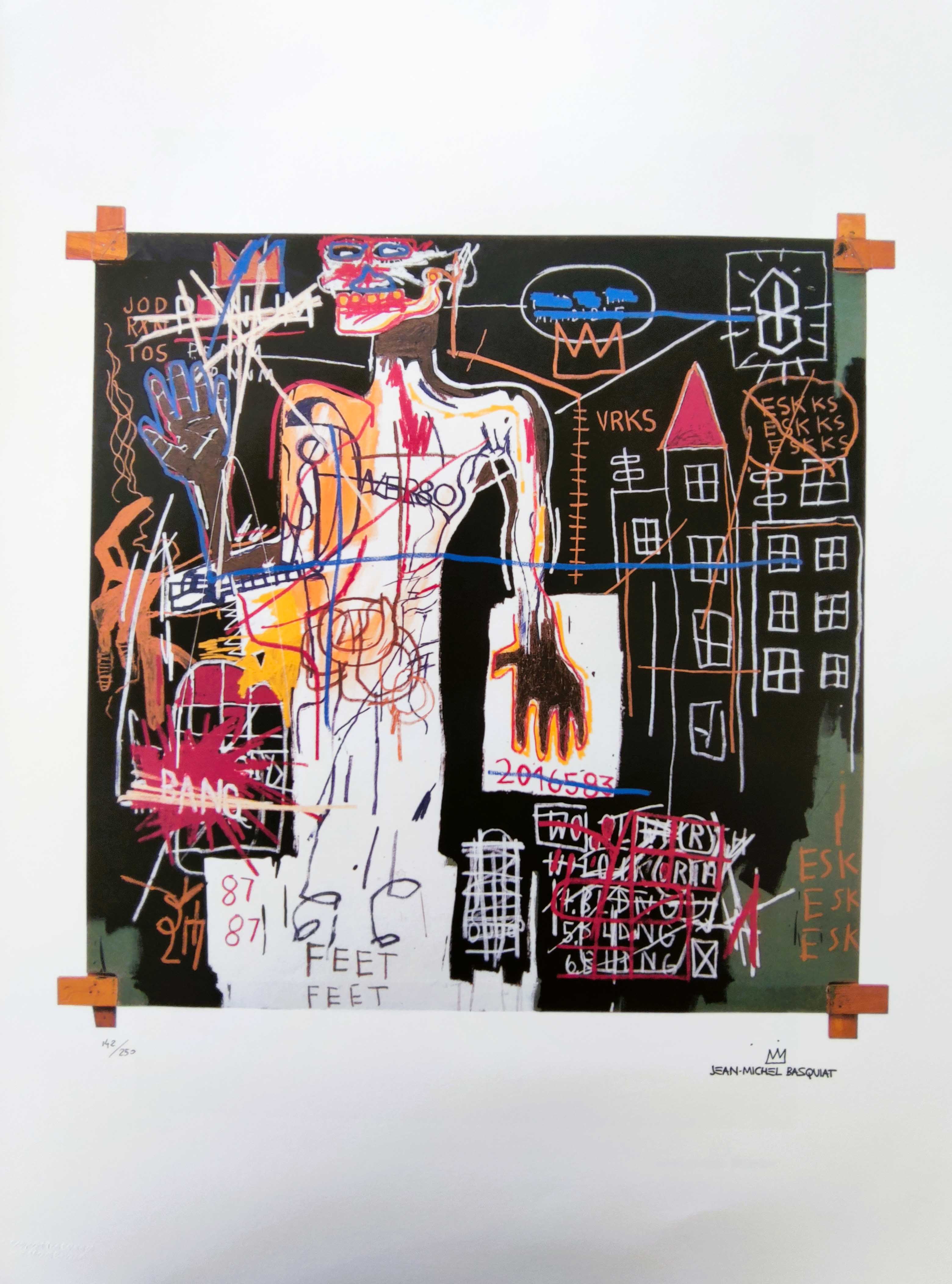 Jean-Michel Basquiat (d'après) - Sans titre - Sérigraphie - Street Art ...