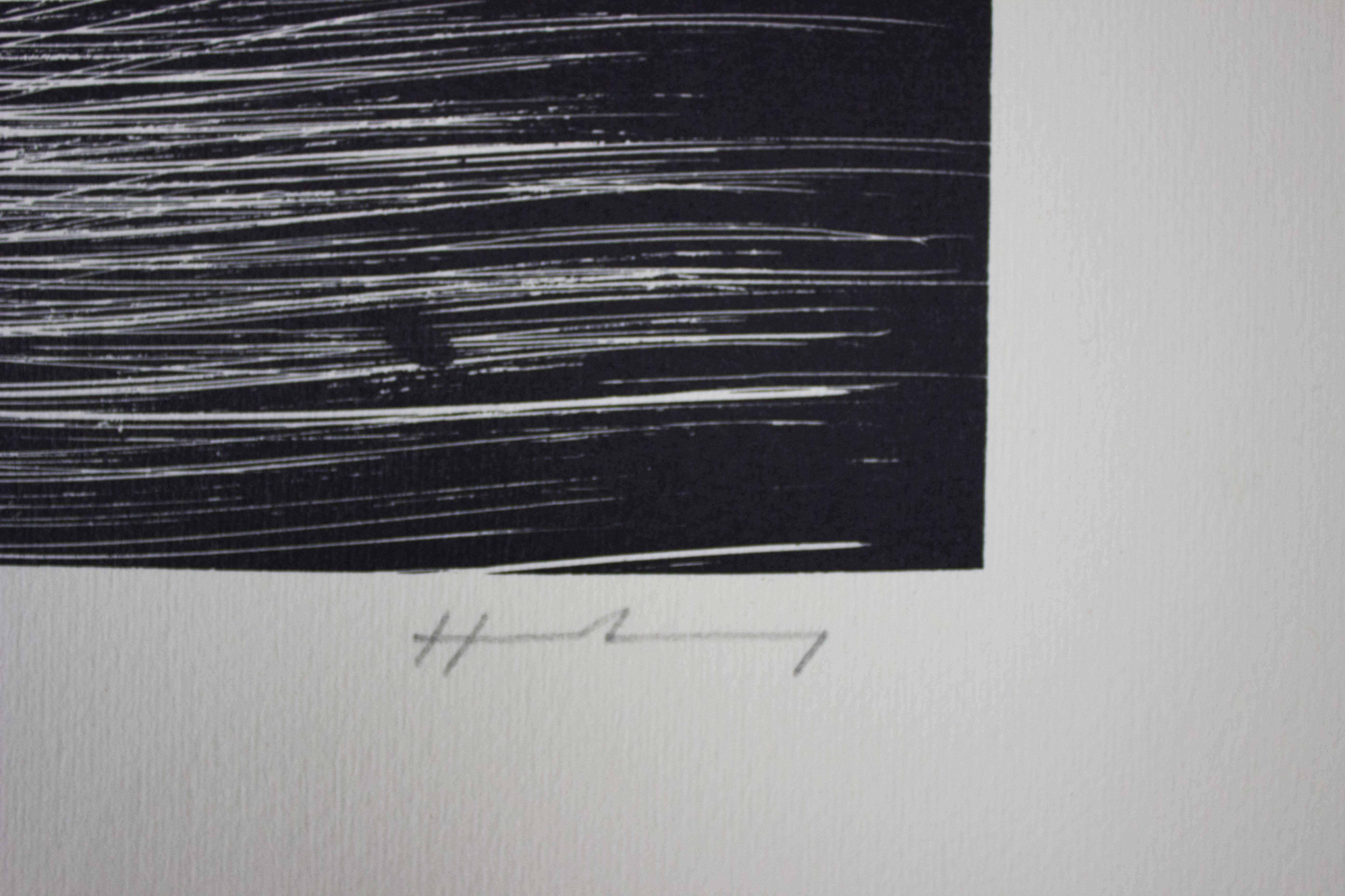 Hans HARTUNG - L 1970-14, 1970 - Handsignierte Lithographie - Moderne ...