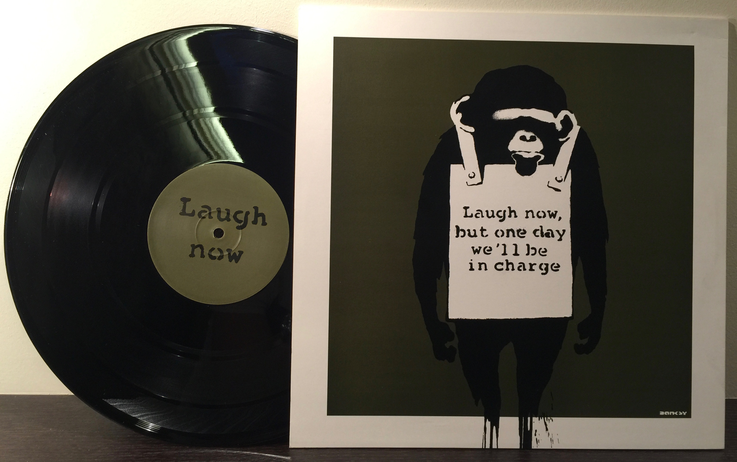 Banksy (d'après) - Keep it real, 2008 - Impression offset sur pochette ...