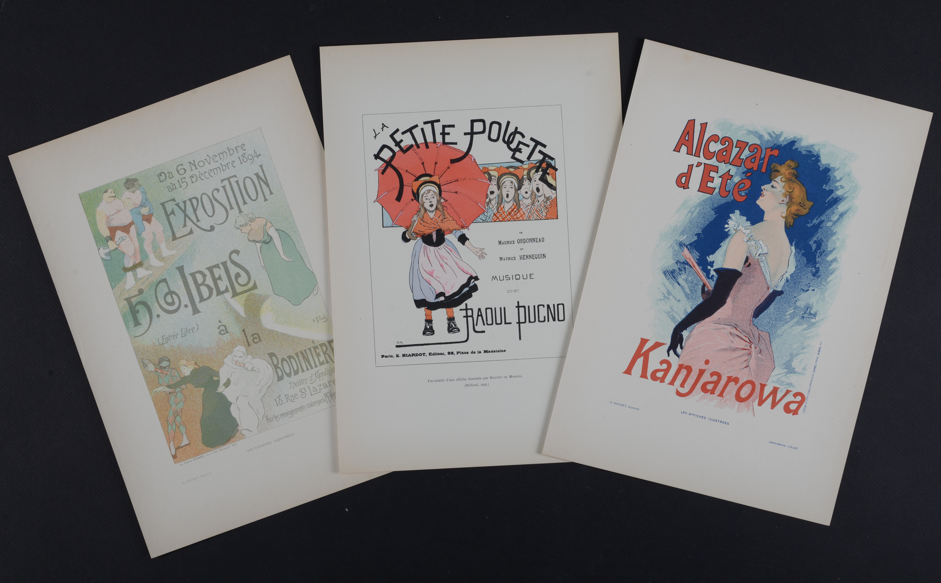 Jules CHERET, Louis-Maurice BOUTET de MONVEL, Henri-Gabriel IBELS ...