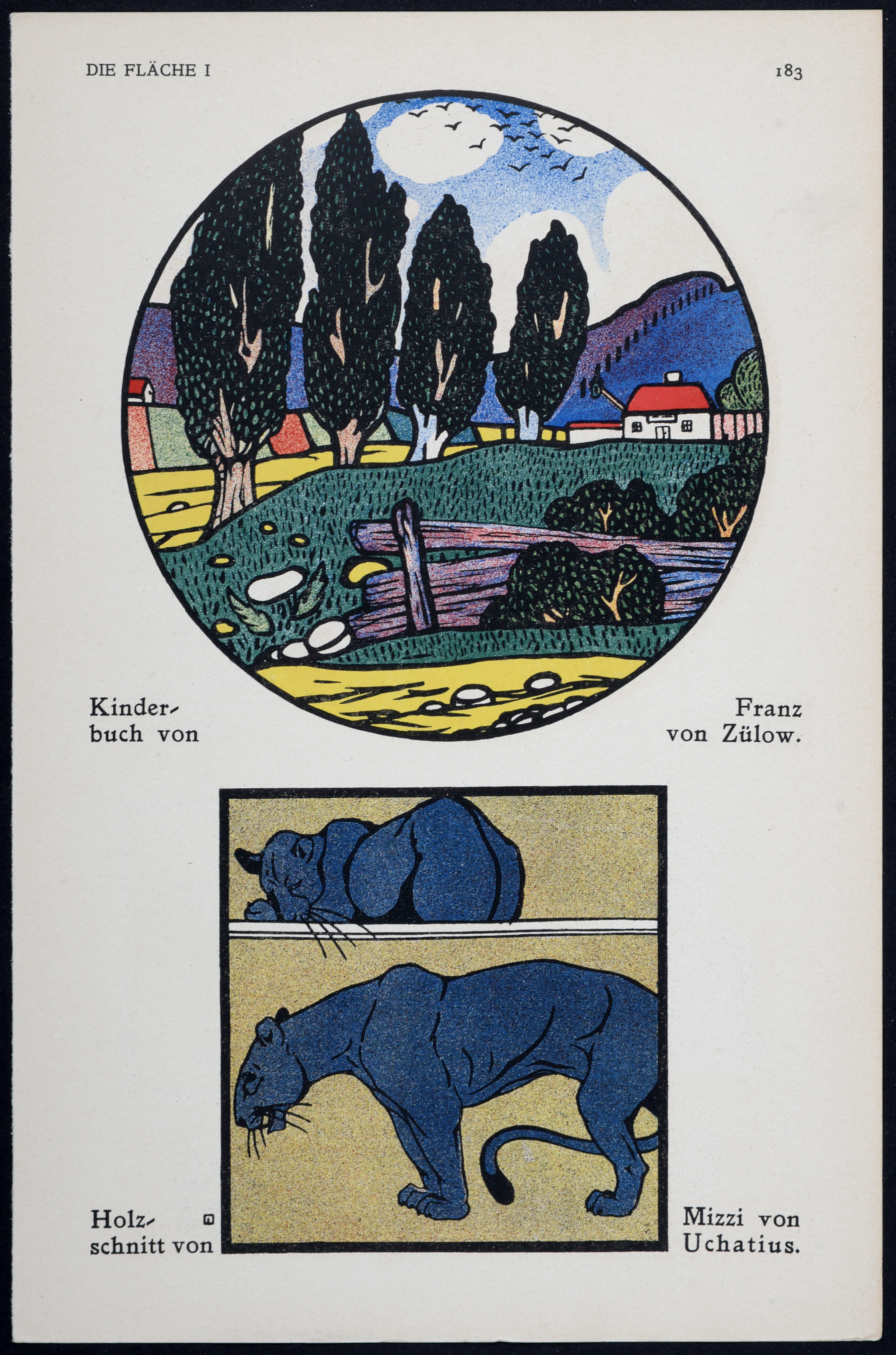 Franz VON ZÜLOW - Die Fläche : Im schwarzen Walfisch, c. 1910 - Small ...