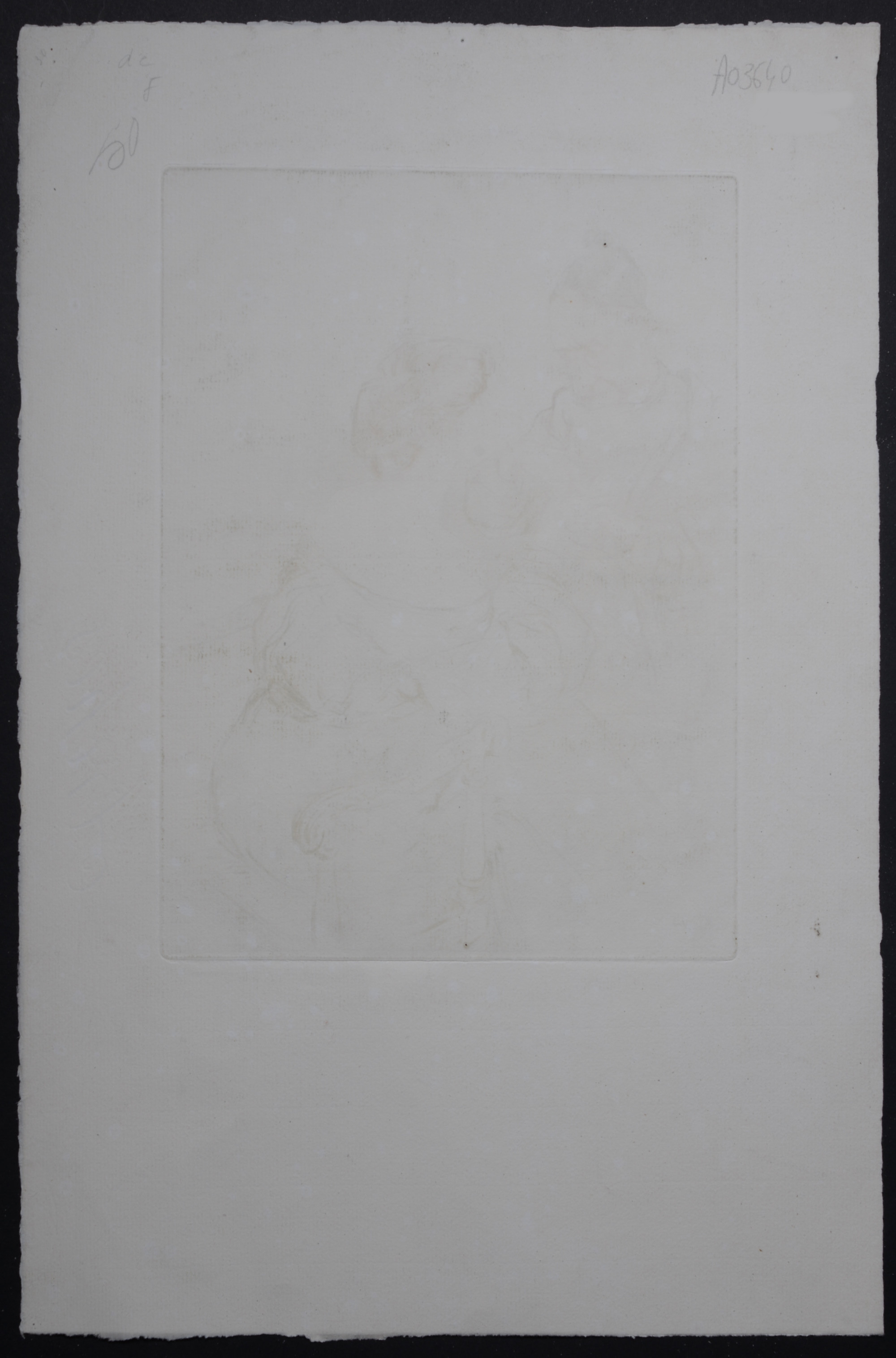 Victor Mignot - La bonne aventure, c. 1910 - Original etching ...