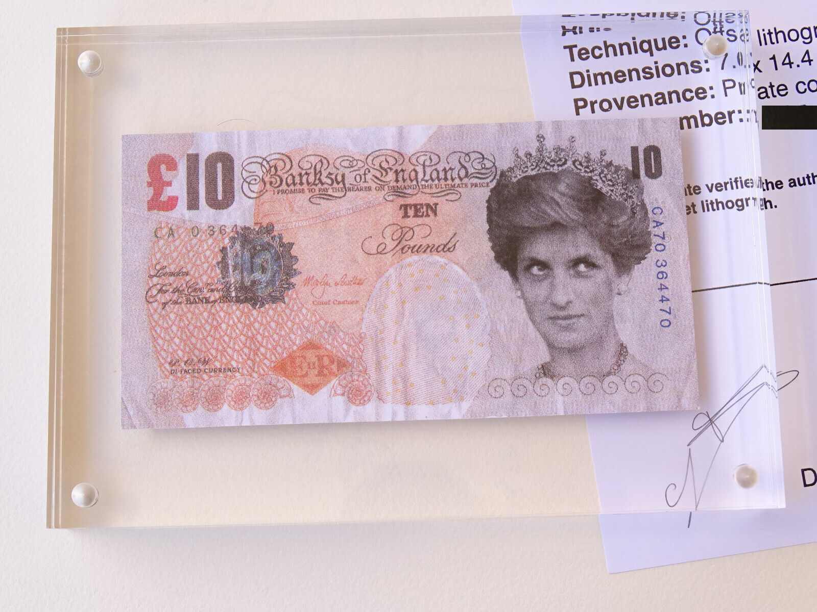 BANKSY - Di-Faced Tenner, 2004 - Lithography - Street Art - Plazzart