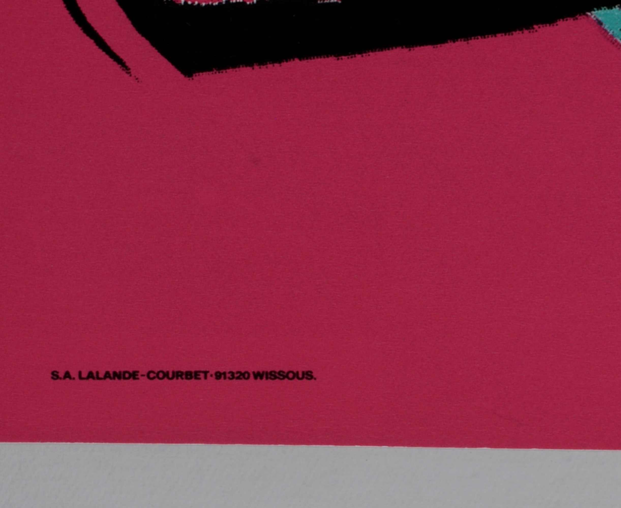 Andy WARHOL - Perrier Pink, 1983 - Affiche originale offset-lithographie - Art contemporain ...