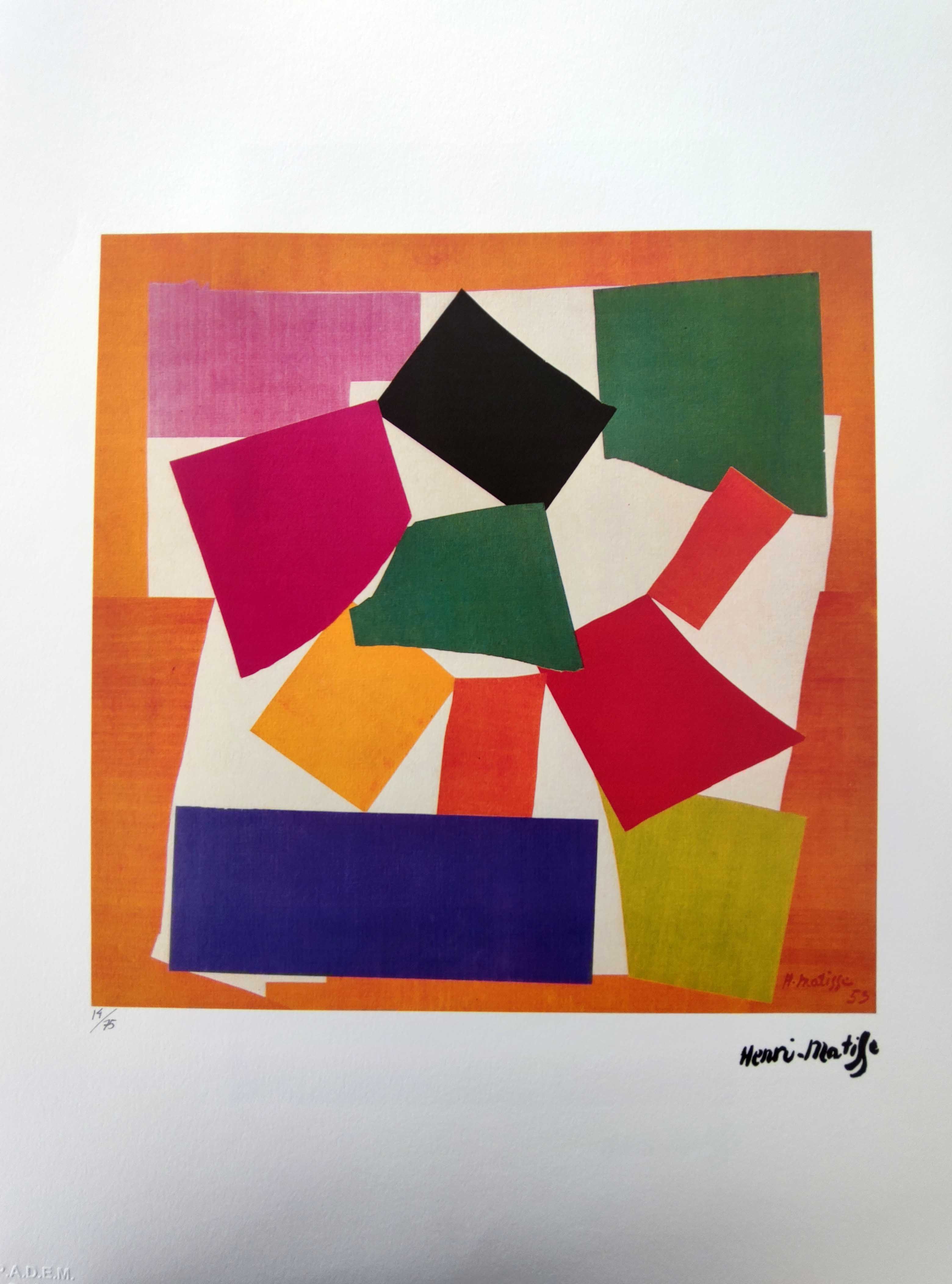 Henri Matisse (d'après) - Sérigraphie - Art Moderne - Plazzart