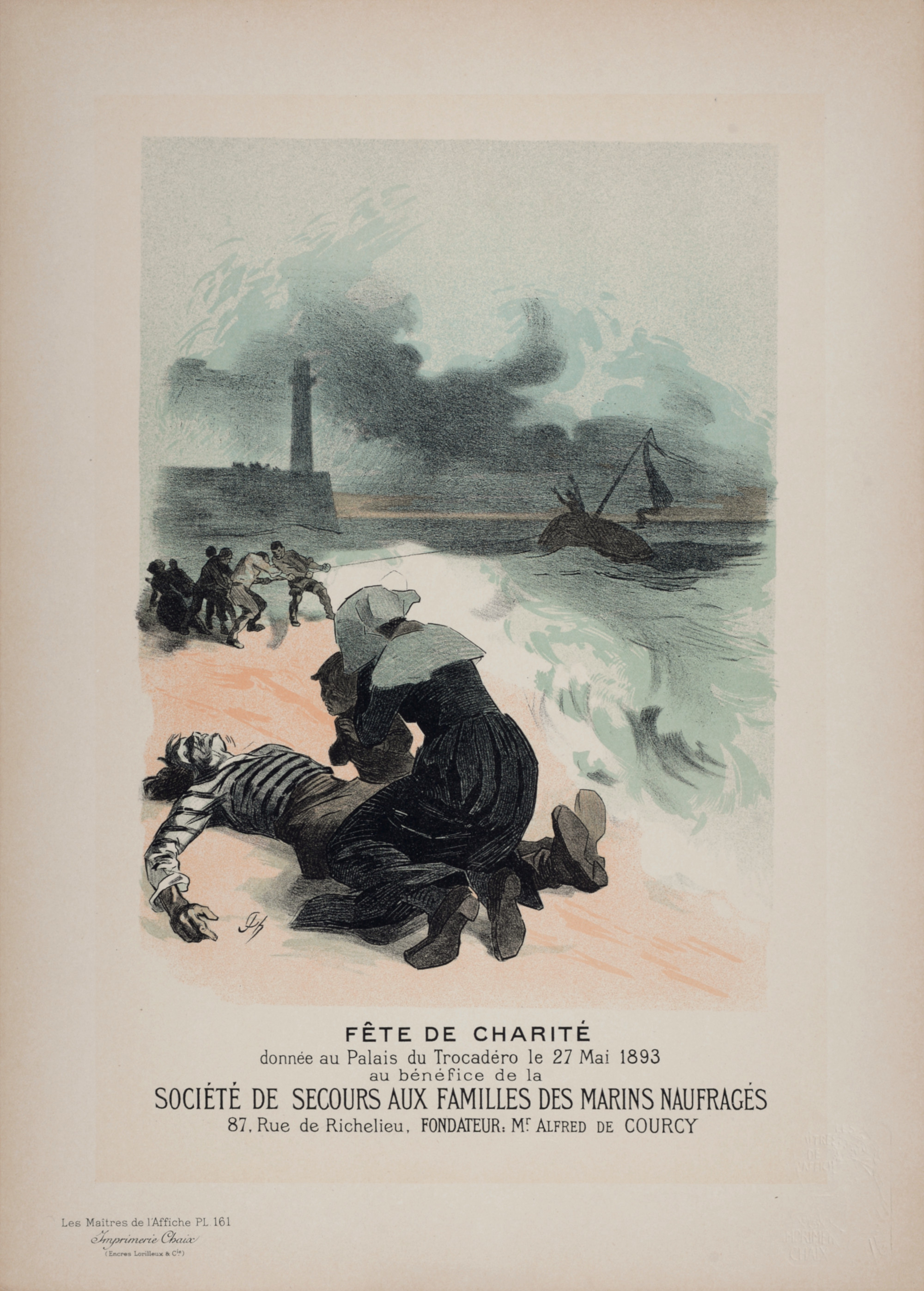 Jules CHERET - Les Maîtres de l'Affiche : Fête de Charité, 1899 ...