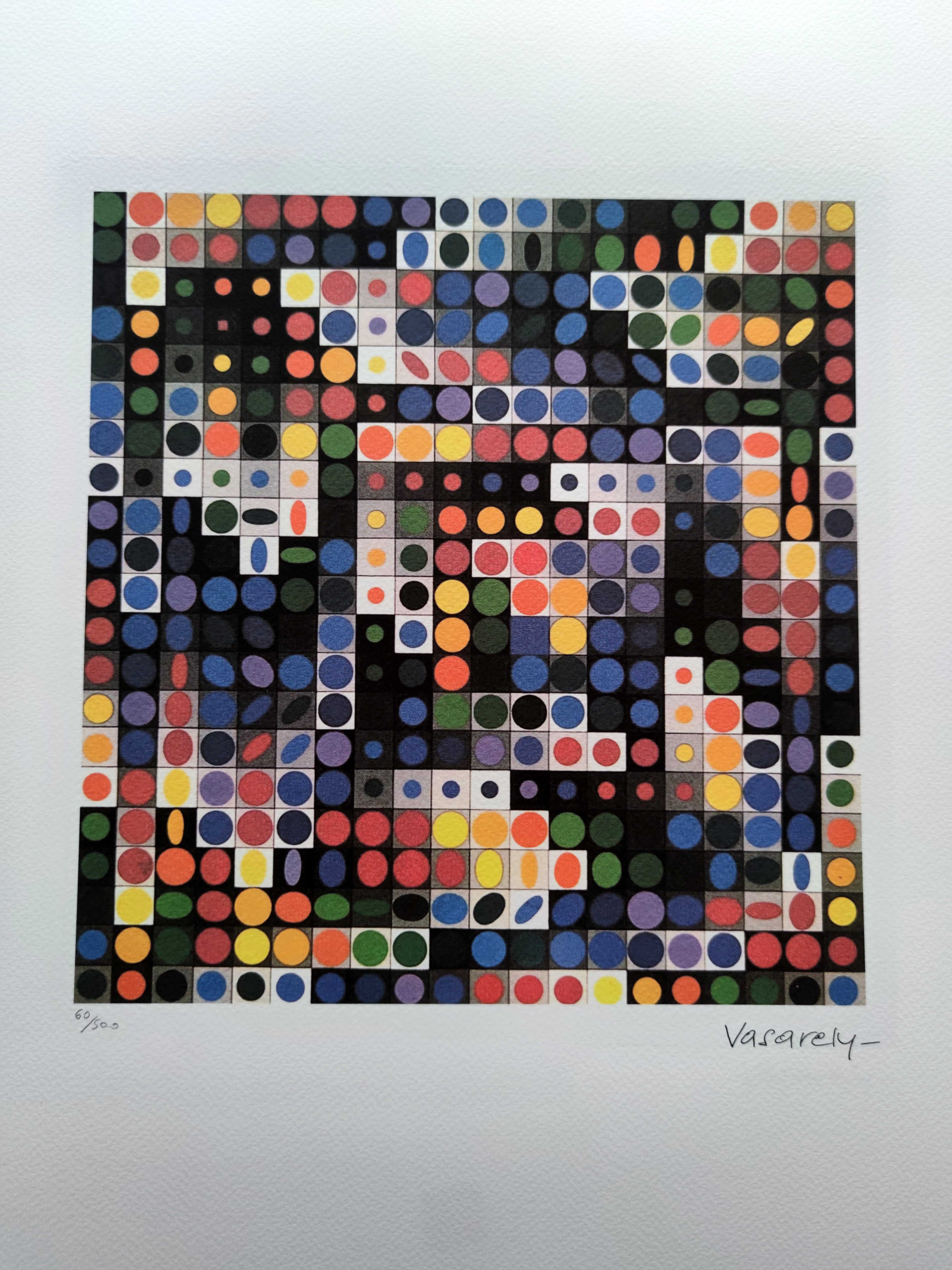 Victor Vasarely (d'après) - Impression offset - Art contemporain - Plazzart