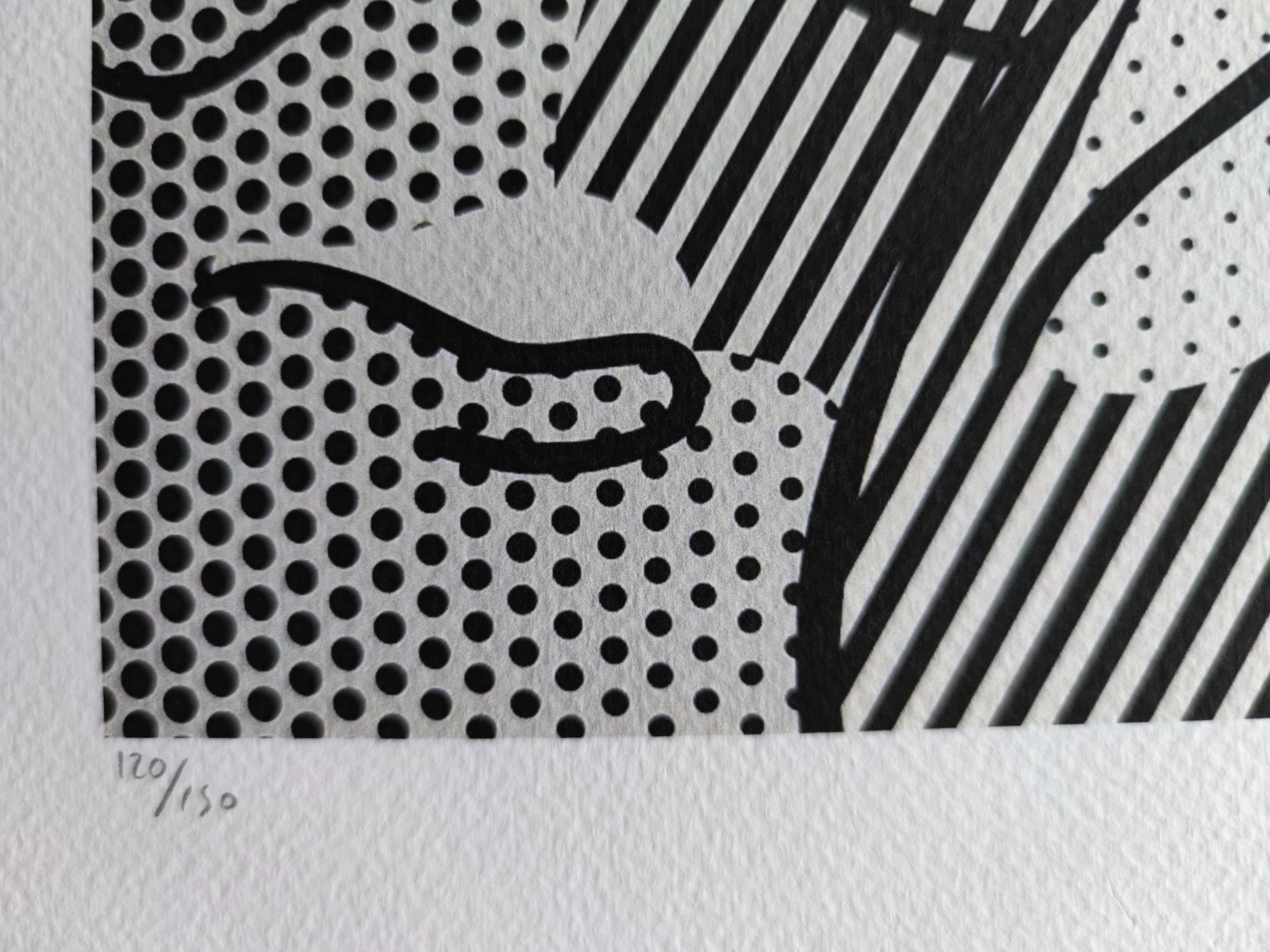 Roy Lichtenstein (d'après) - Thinking girl - Impression offset - Art Moderne - Plazzart