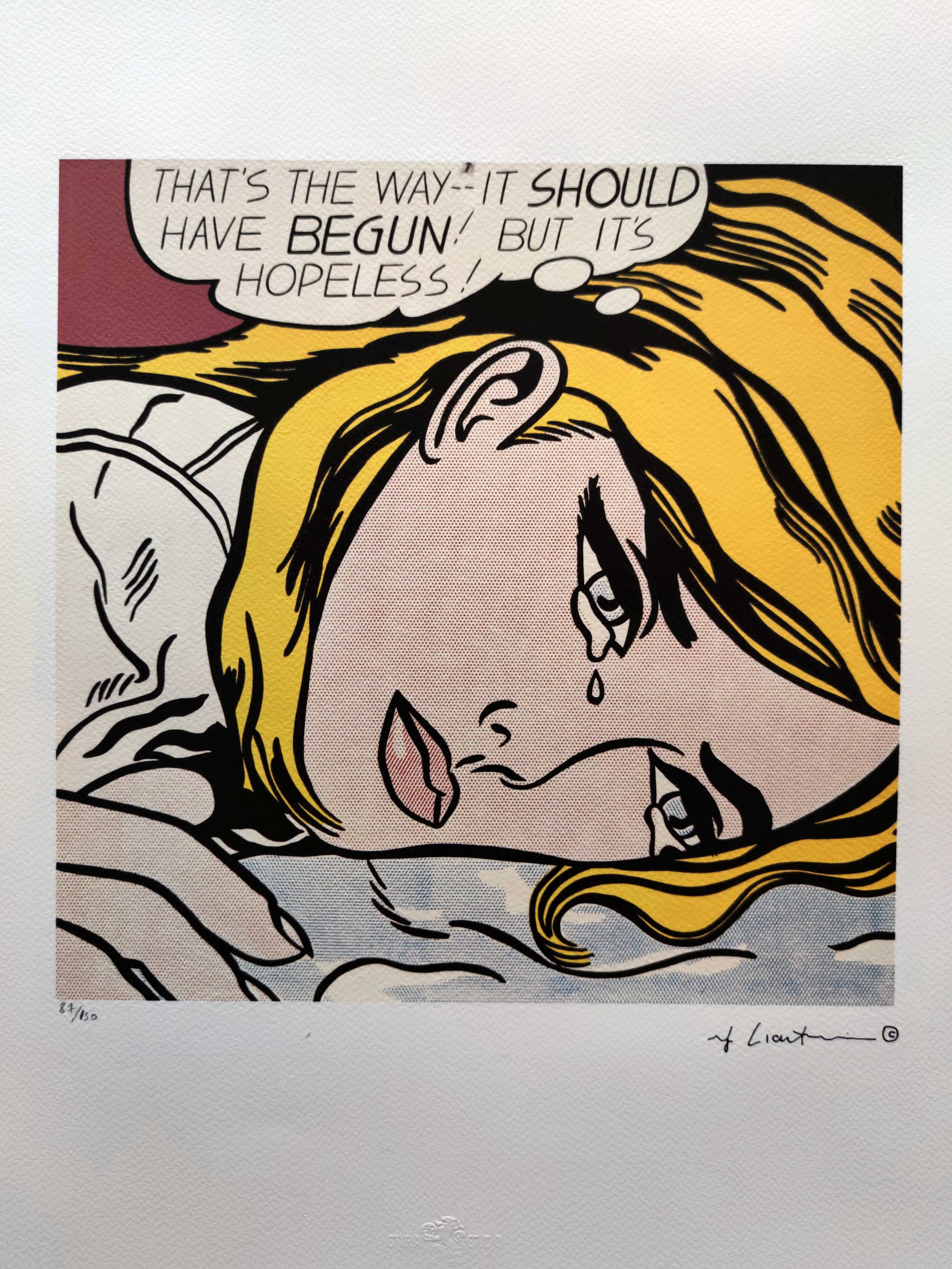 Roy Lichtenstein (d'après) - Impression offset - Art Moderne - Plazzart