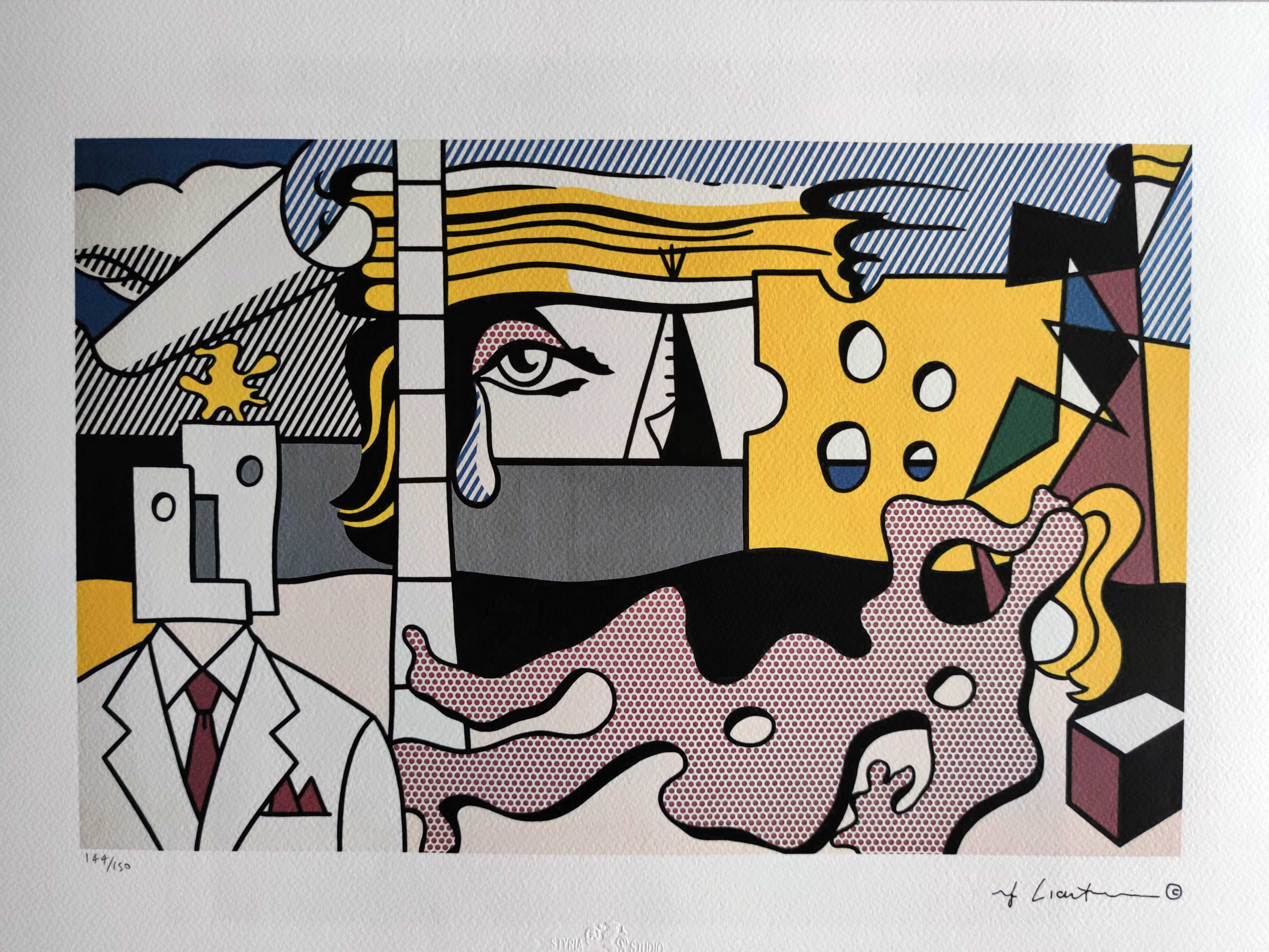Roy Lichtenstein (d'après) - Impression offset - Art Moderne - Plazzart