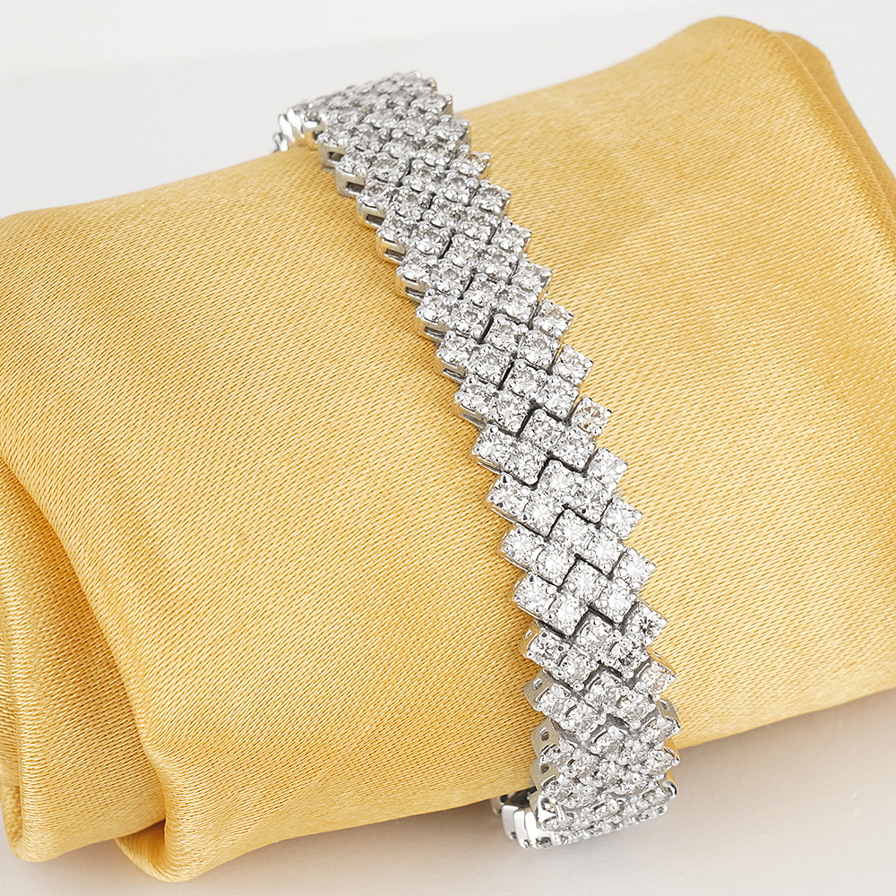 Bracelet Diamant Or Blanc - Bijoux et montres - Plazzart