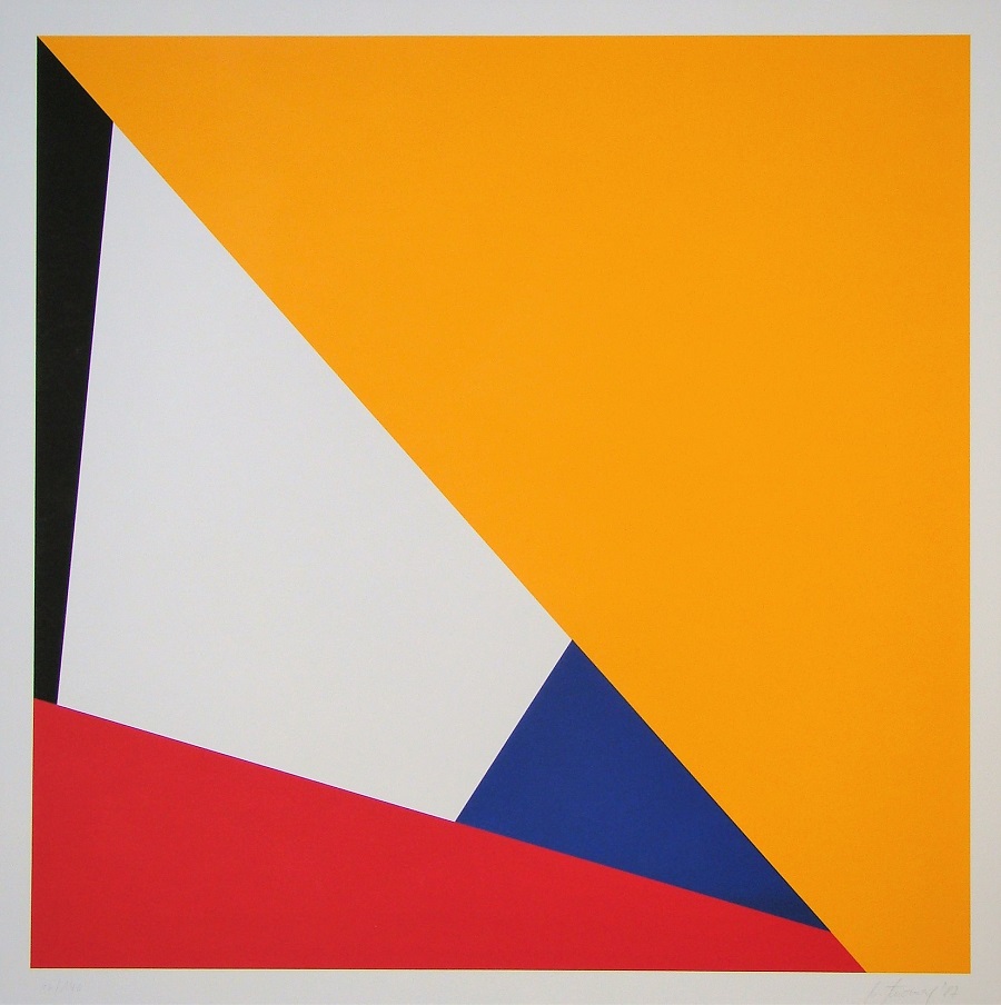 Norbert THOMAS - Sans titre, 1987 - Sérigraphie originale signée et ...