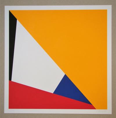 Norbert THOMAS - Sans titre, 1987 - Sérigraphie originale signée et ...