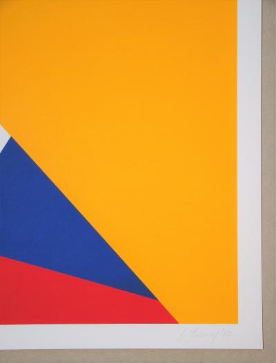 Norbert THOMAS - Sans titre, 1987 - Sérigraphie originale signée et ...