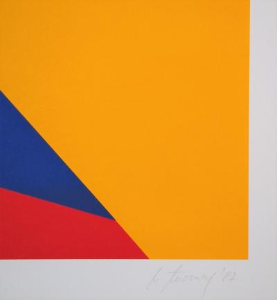 Norbert THOMAS - Sans titre, 1987 - Sérigraphie originale signée et ...