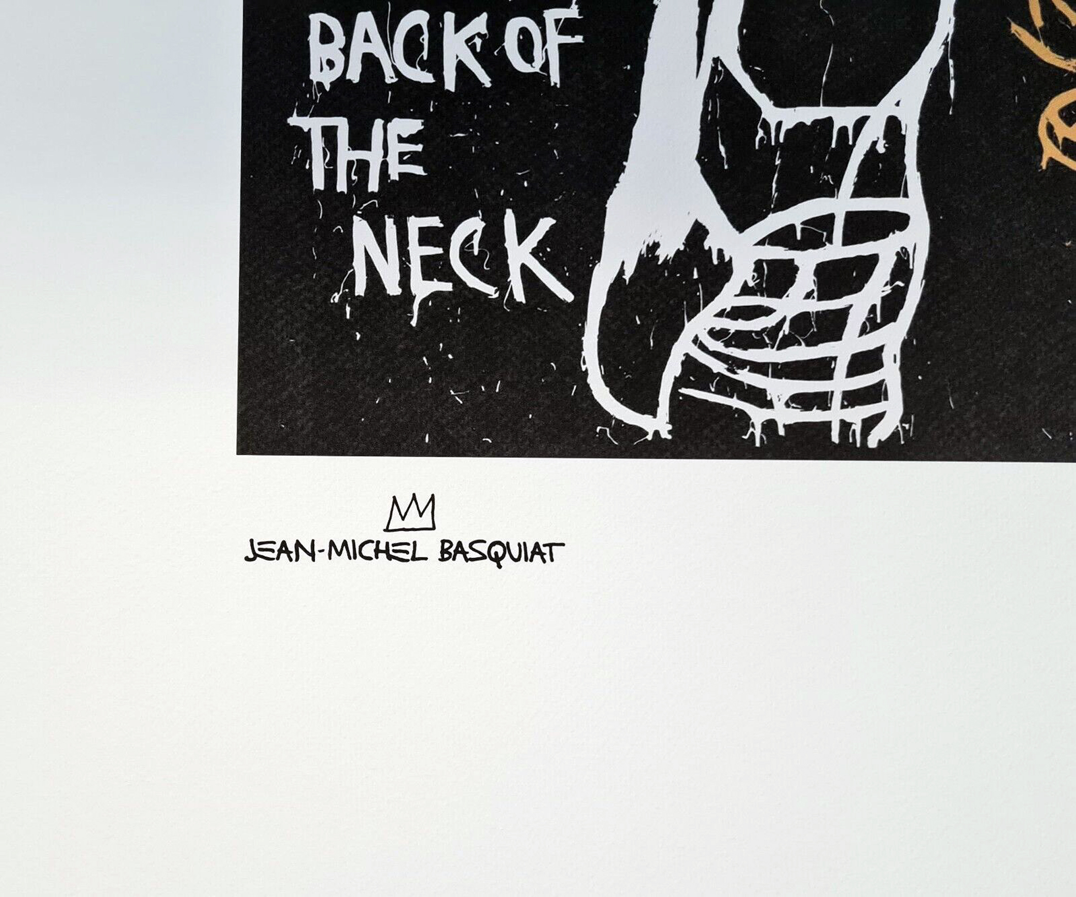JEAN-MICHEL BASQUIAT (after) - Back of the Neck - Serigraph - Street ...