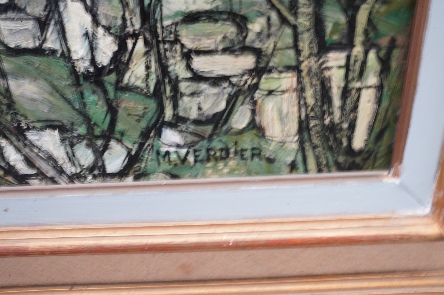 MAURICE VERDIER (1919-2003). Paysage arboré. Huile sur - Art Moderne ...