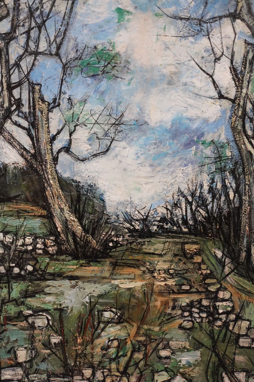 MAURICE VERDIER (1919-2003). Paysage arboré. Huile sur - Art Moderne ...