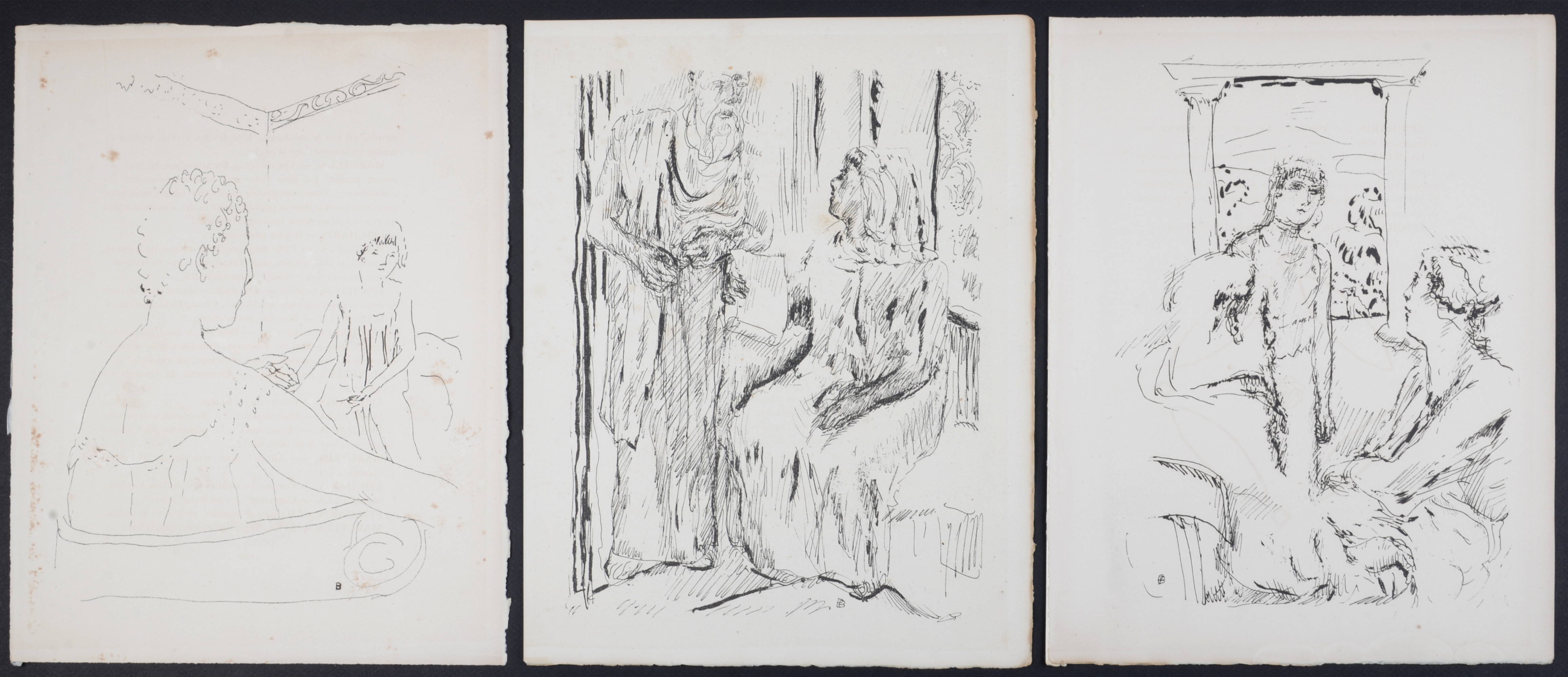 Pierre BONNARD La Vie De Sainte Monique Nr 2 1930 Set Aus 3 pierre-bonnard-la-vie-de-sainte-monique-nr-2-1930-set-aus-3