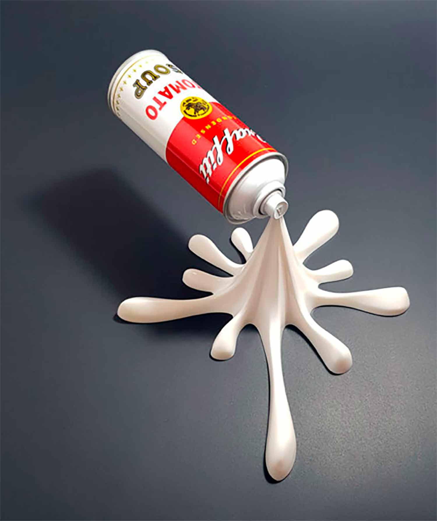 2Fast - Splash It Tomato White - Street Art - Plazzart