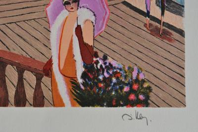 Ramon DILLEY - Les planches de Deauville - Lithographie signée au ...