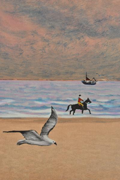 Ramon DILLEY - Les planches de Deauville - Lithographie signée au ...