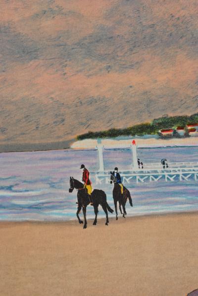 Ramon DILLEY - Les planches de Deauville - Lithographie signée au ...