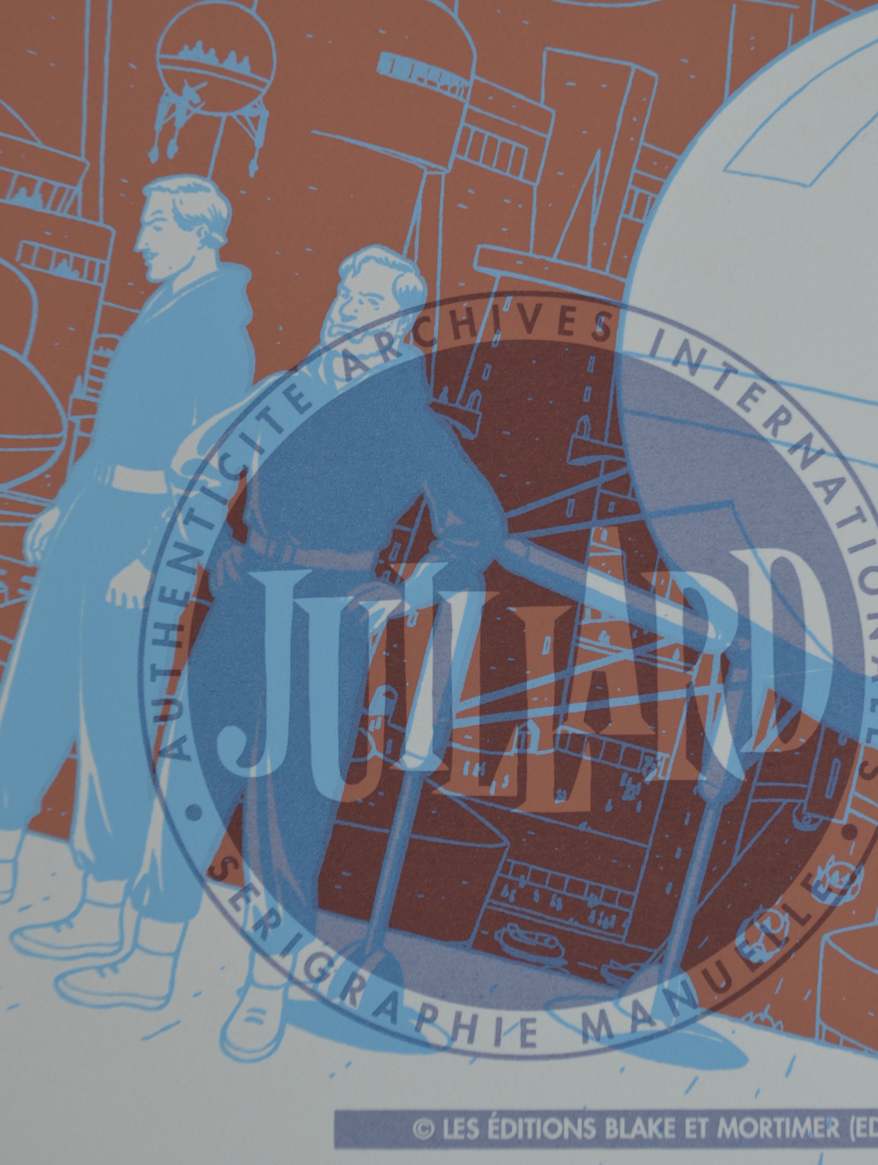 André Juillard - Blake & Mortimer L'atlantide - 2001 - Sérigraphie ...