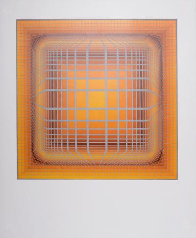 Victor VASARELY (After) - Koska-Vall, 1974 - Impression Offset - Art contemporain - Plazzart