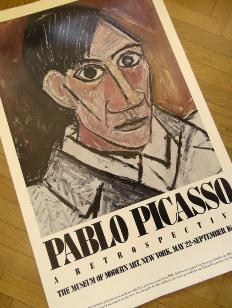 Pablo Picasso - Affiche originale d'exposition - New York - 1980 ...