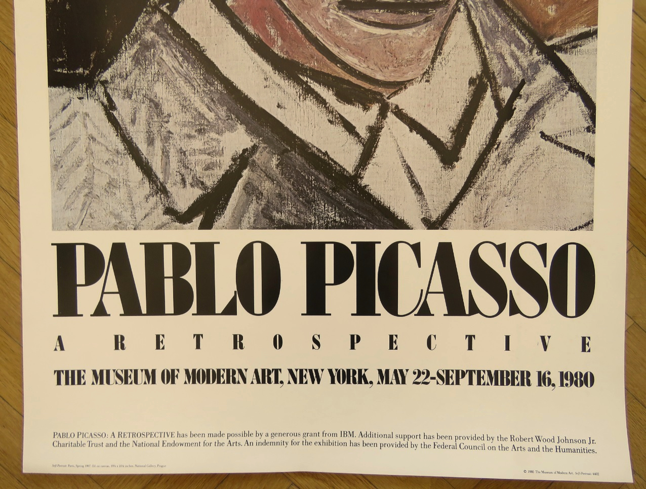 Pablo Picasso - Original exhibition poster - New York - 1980 - Post War ...