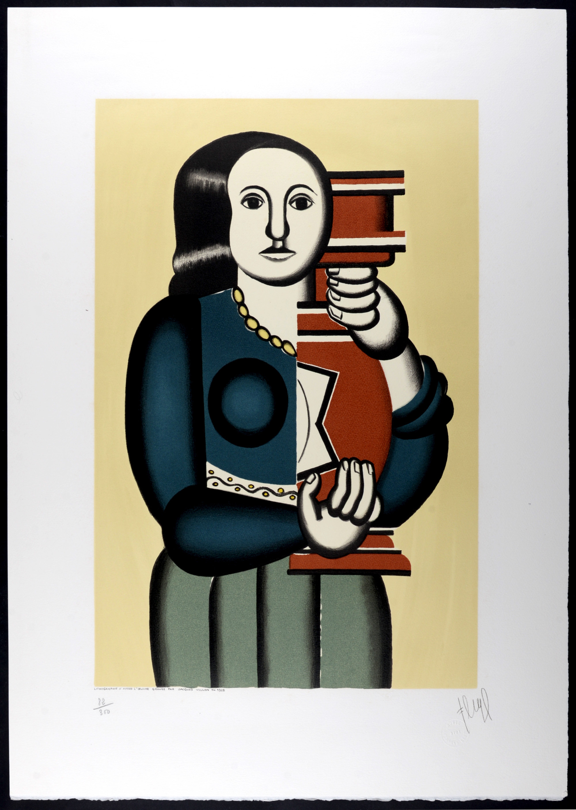 Fernand LEGER (After) Femme à la Cruche, c. 1950 - Lithograph in colors ...