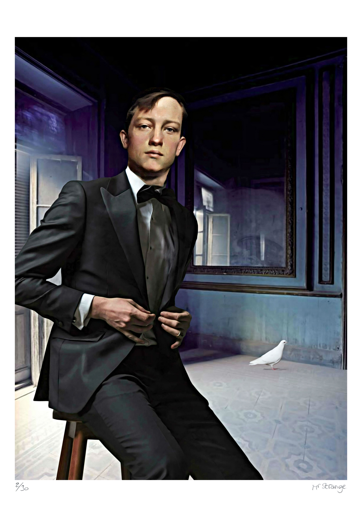 Mr Strange - Denis prend la Pose, 2019 - Sérigraphie signée au crayon ...