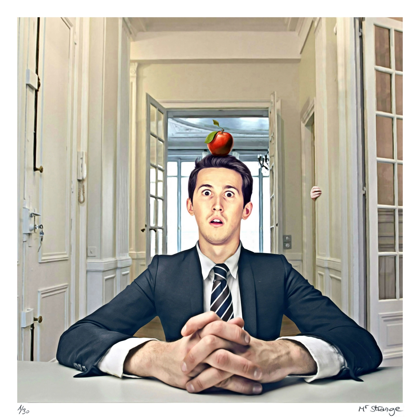 Mr Strange - La Pomme Rouge, 2019 - Sérigraphie signée au crayon ...