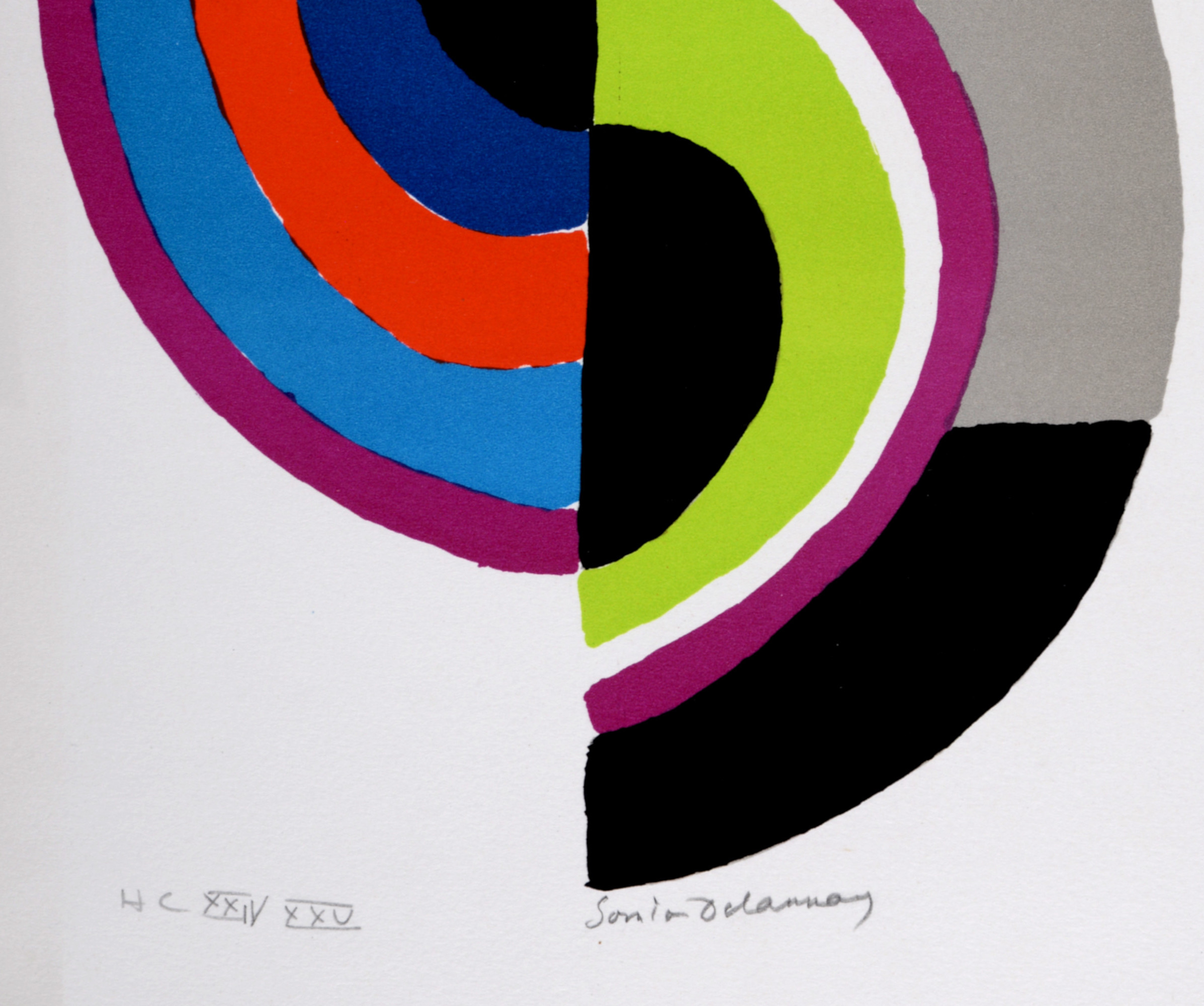 Sonia DELAUNAY - Petite Composition, 1972 - Original lithograph in ...