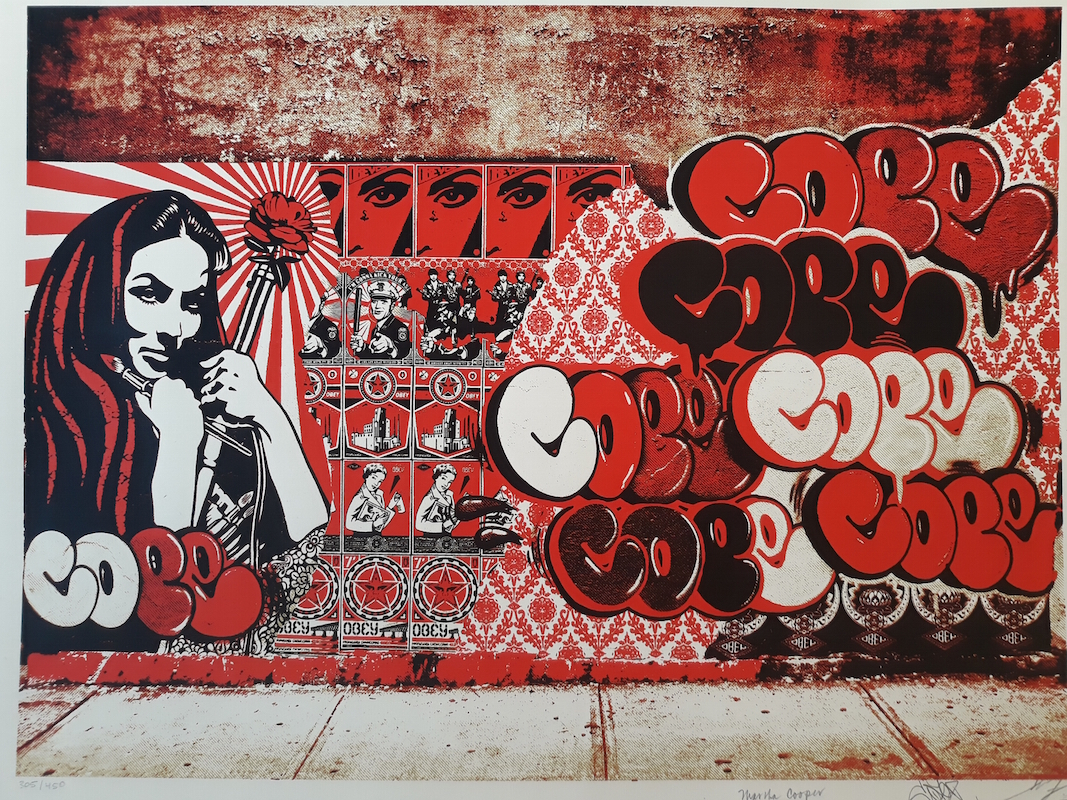 Shepard FAIREY (Obey) - Obey X Cope2 X Cooper Print, 2011 - sérigraphie ...