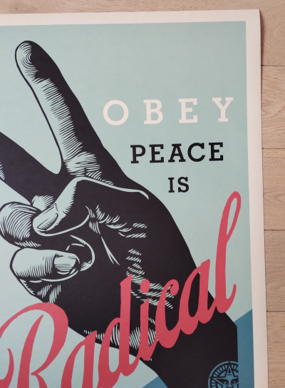 Shepard FAIREY (Obey) - Radical Peace - Impression offset signée au ...