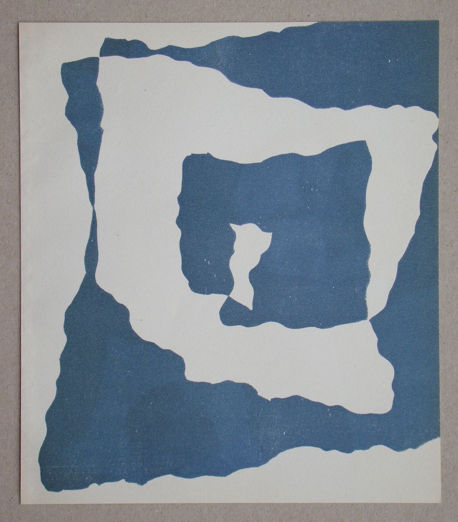 Jean Hans ARP - Configuration I., 1949 - Gravure sur bois originale ...