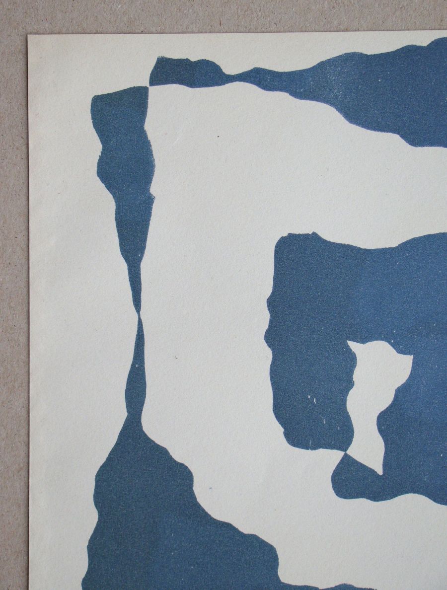 Jean Hans ARP - Configuration I., 1949 - Gravure sur bois originale ...