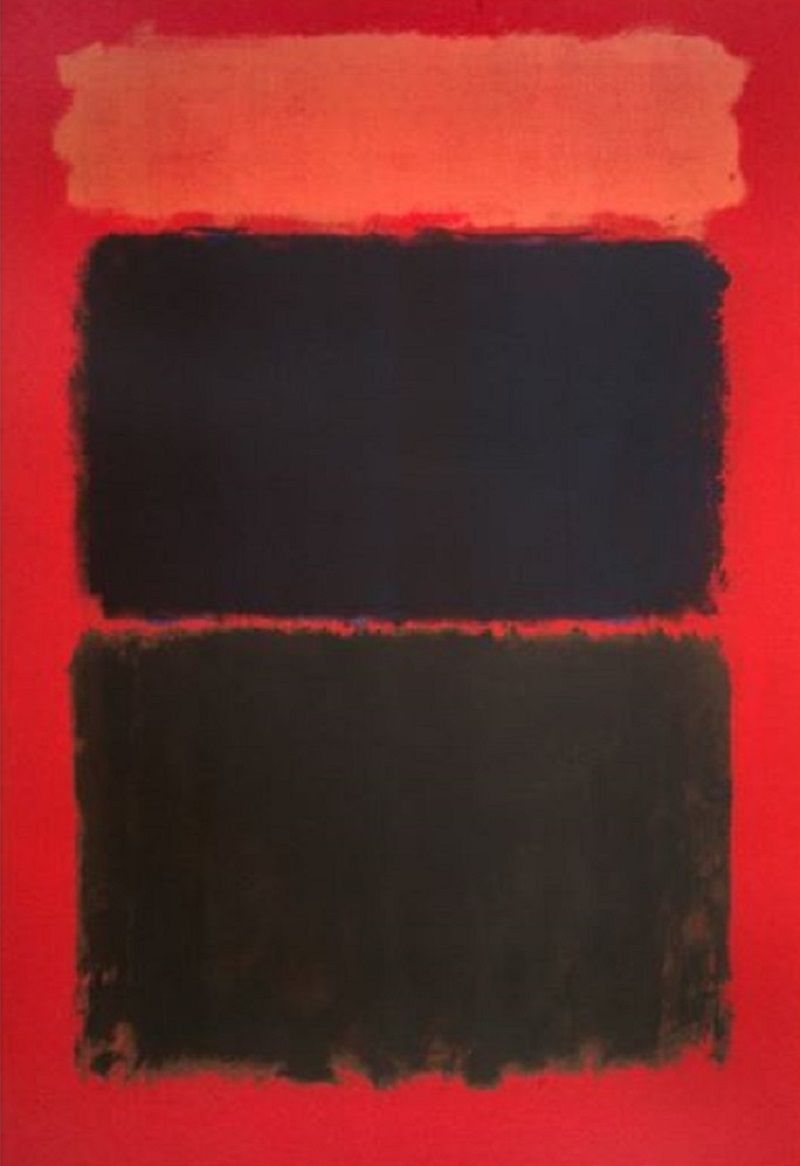Mark Rothko - Light red over black - Luxury art print - Post War ...