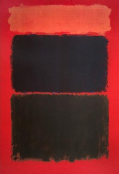 Mark Rothko - Light red over black - Tirage d'art de luxe - Art ...