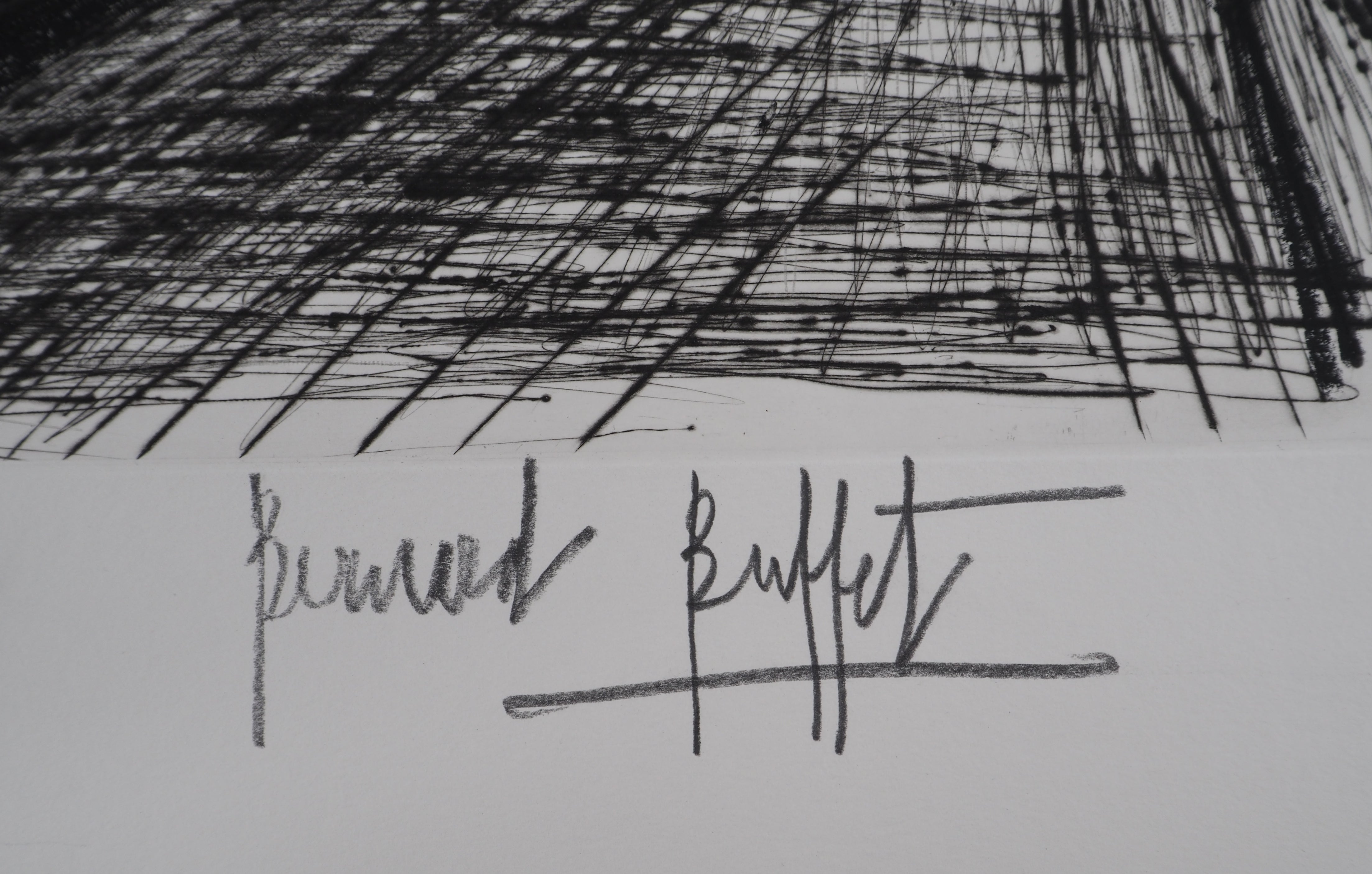 Bernard BUFFET: Paris, Notre-Dame de Lorette and the Sacré Coeur ...