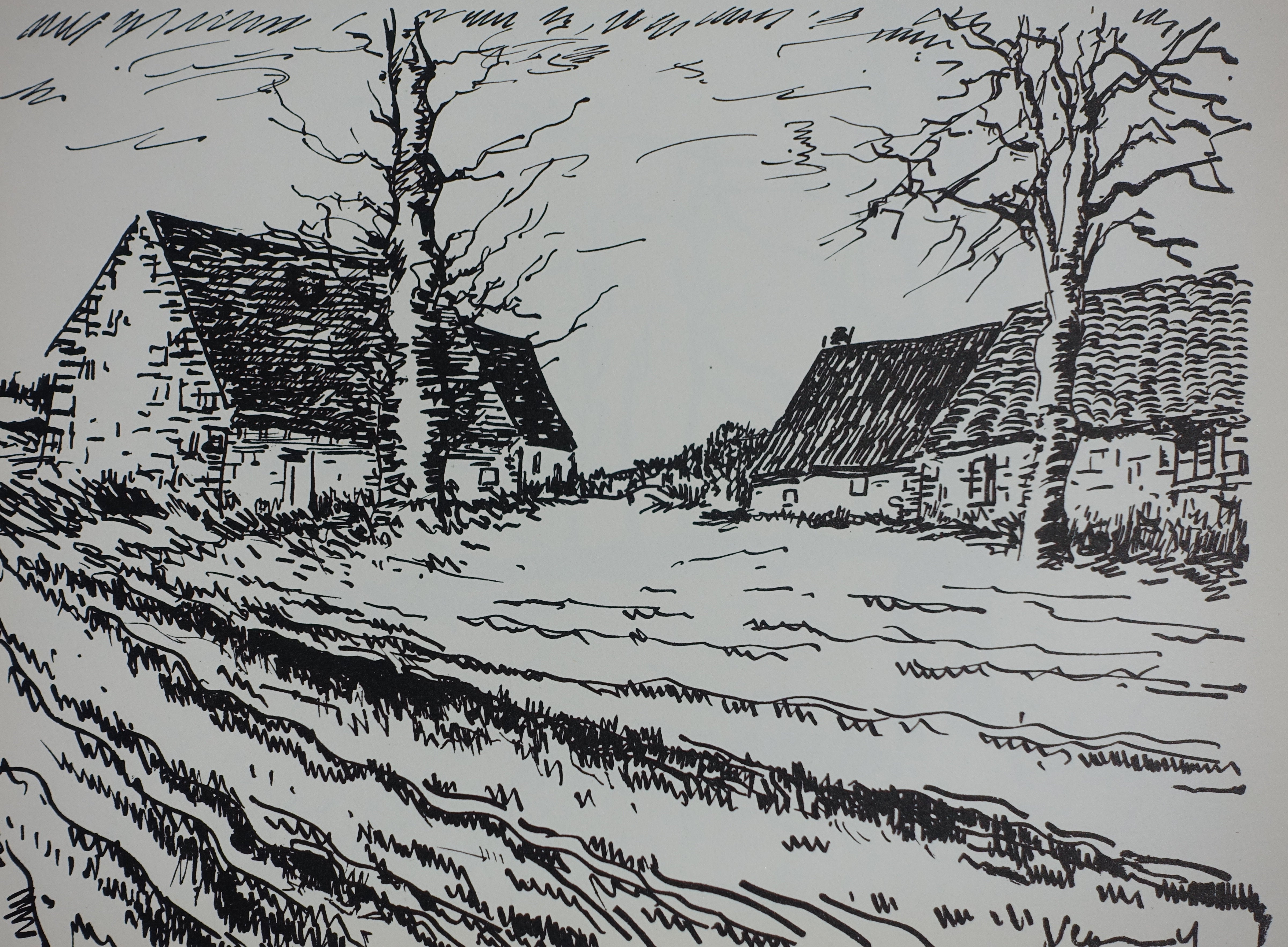 Maurice DE VLAMINCK : Les Challonges, Lithographie originale signée ...