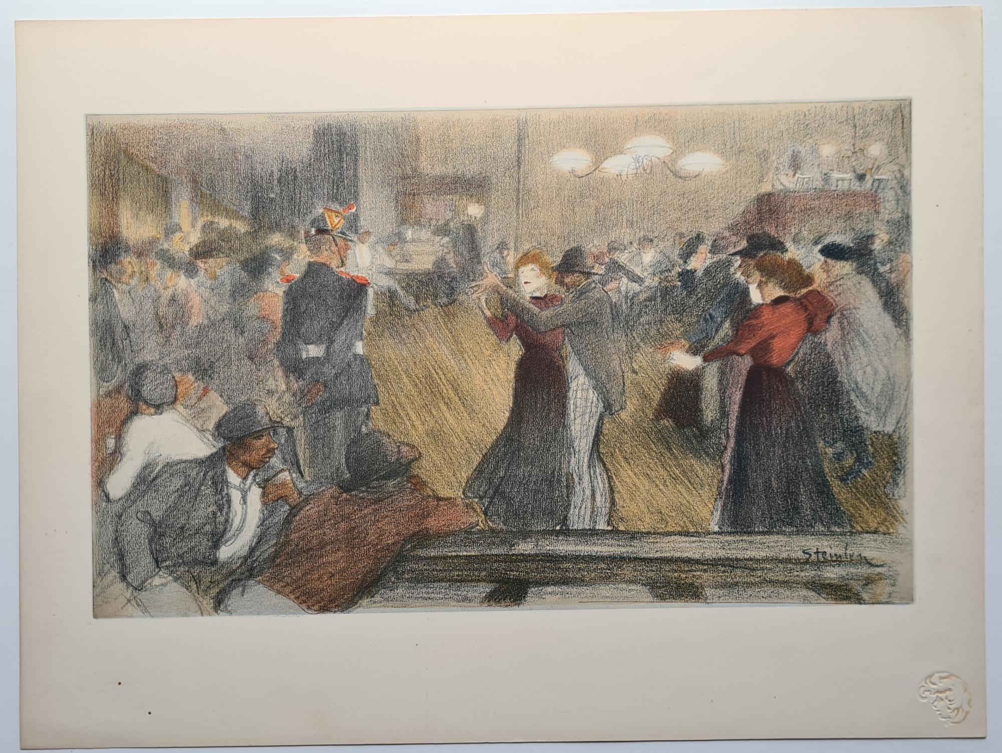 Théophile Alexandre Steinlen (1859-1923) - Bal de barrière ...